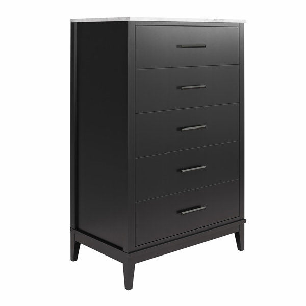 Ameriwood Venetka 5 Drawer Dresser And Reviews Perigold